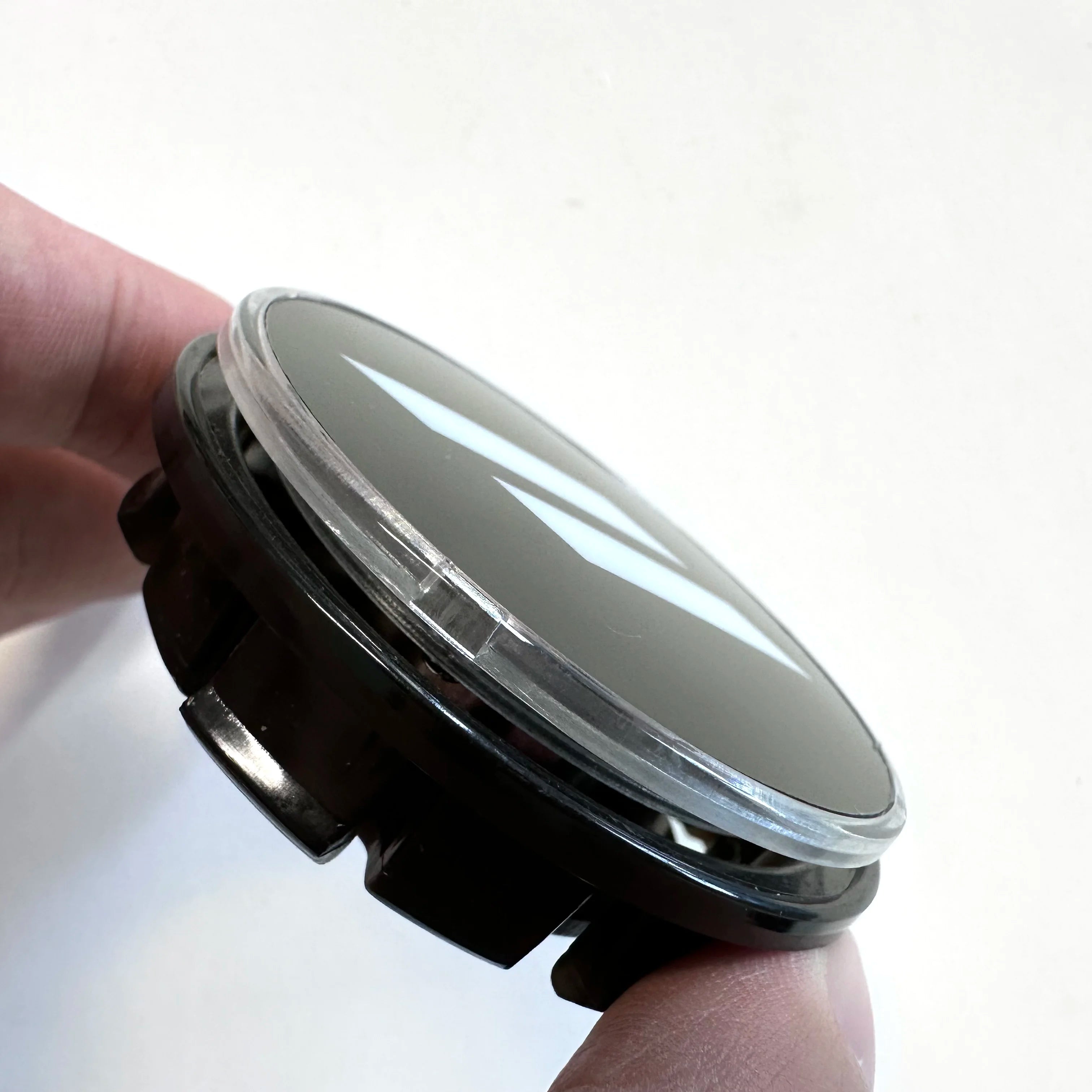 Dual Slash ( // ) Floating Wheel Center Caps for Dodge Challenger/Char ...