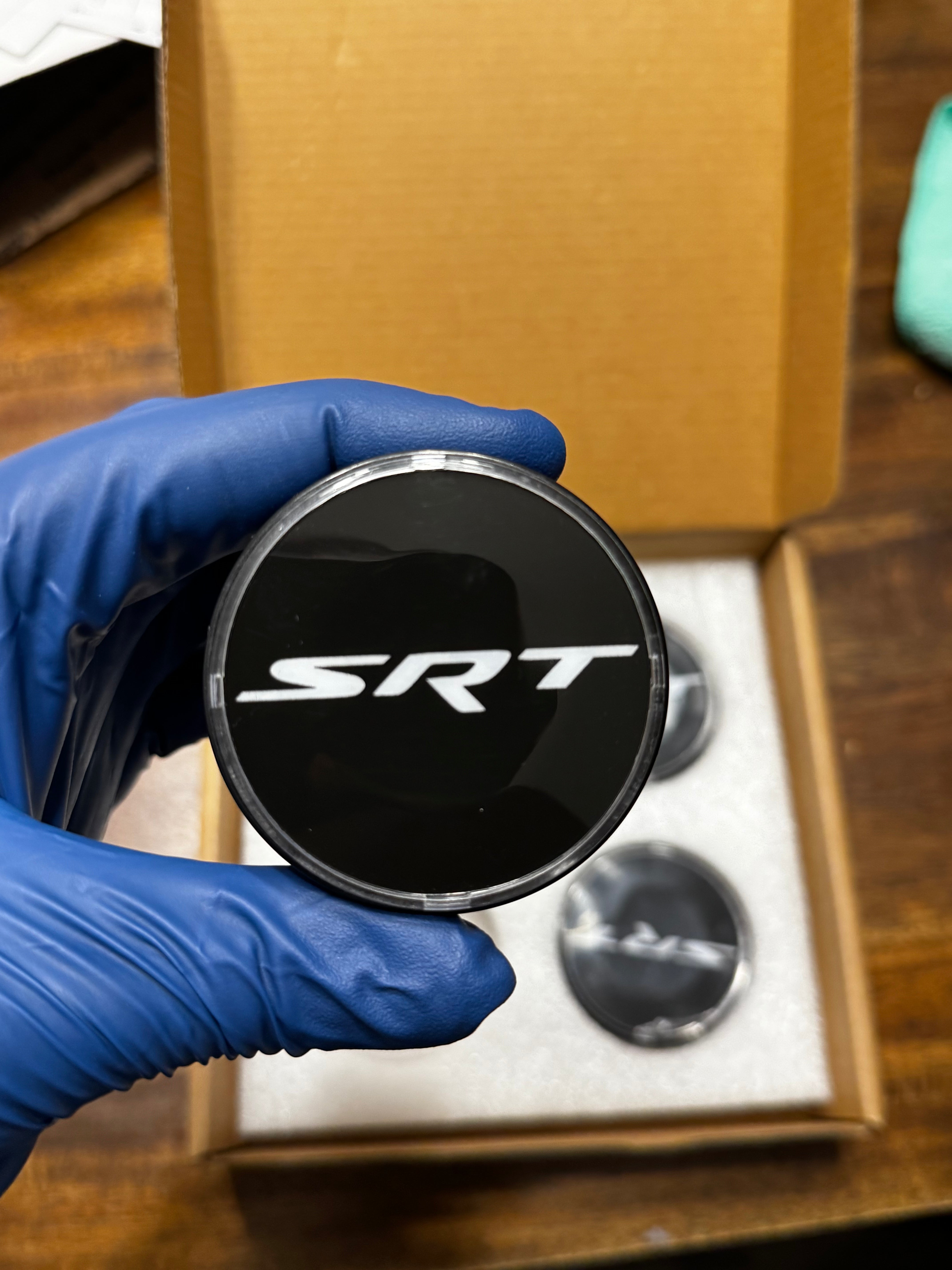 SRT Floating Wheel Center Caps for Dodge Challenger/Charger/300 with L ...